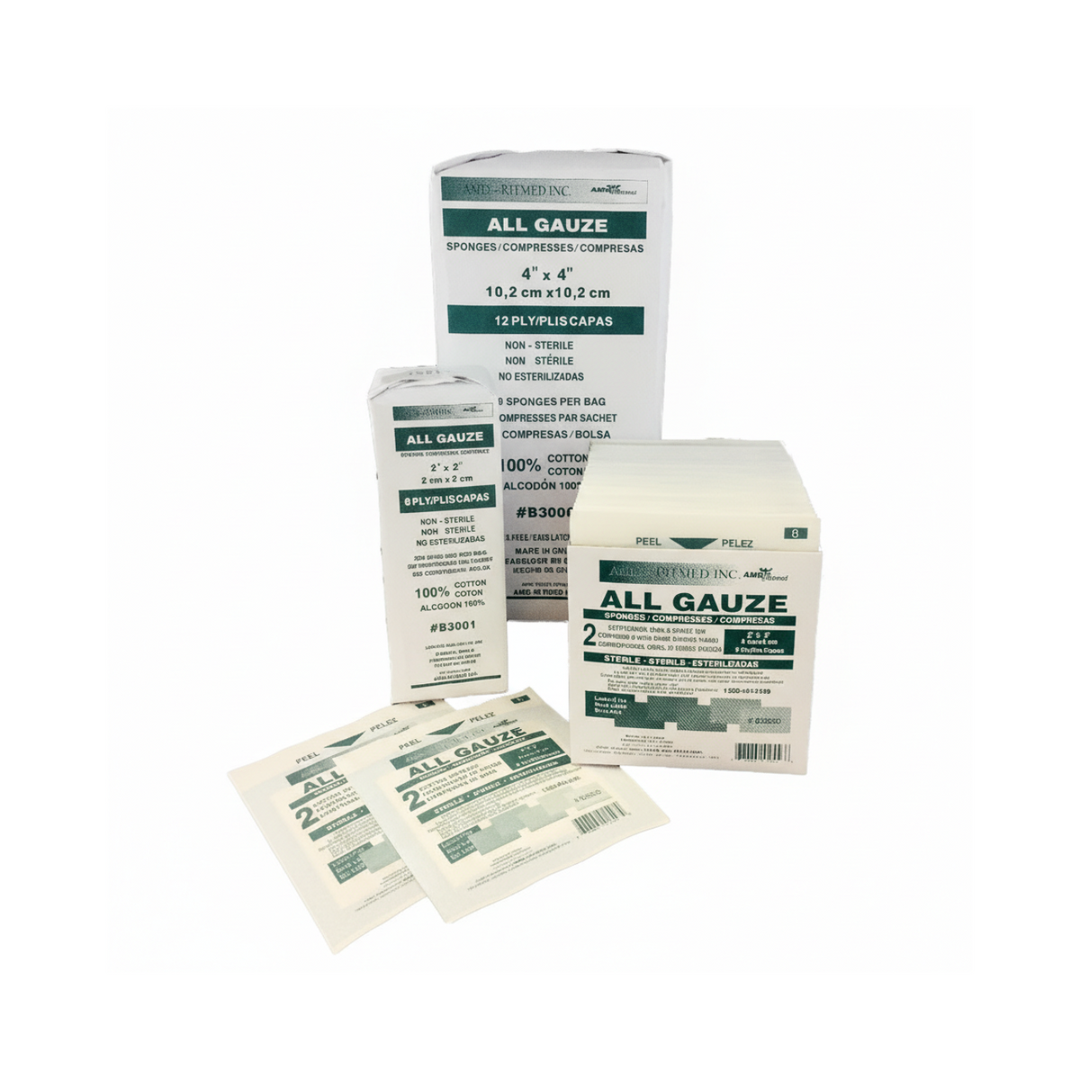 Gauze Pads, Sterile, 3" – Elite Medic